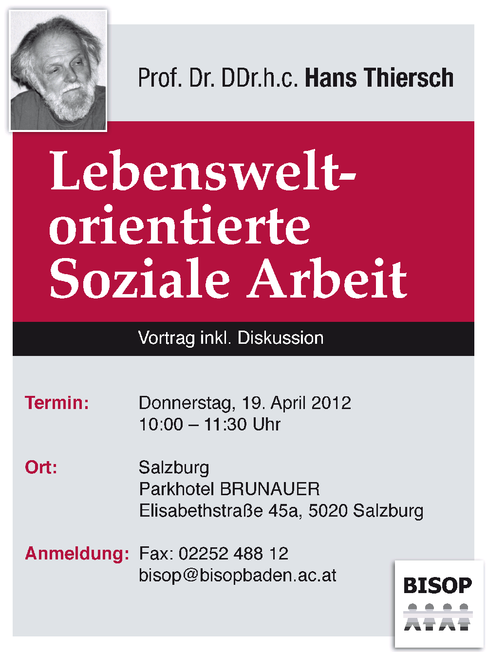 Bundesinstitut für Sozialpädagogik - Hans Thiersch 04/2012